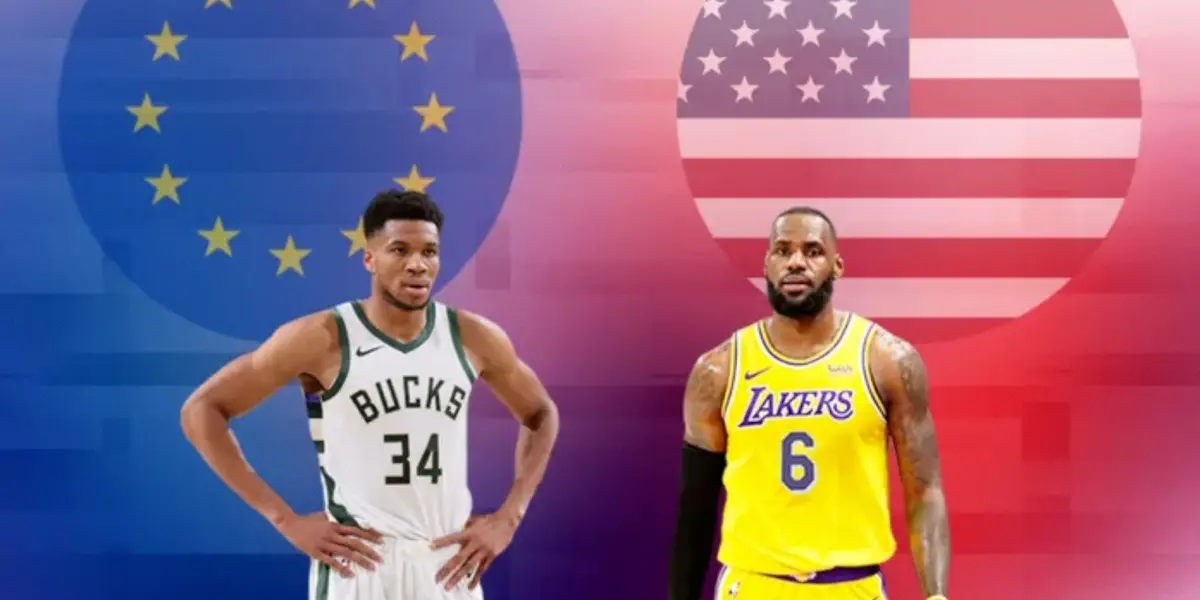 Which team do you think would win? The international vs. USA Giannis ...