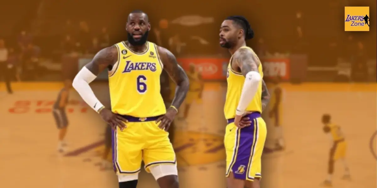 LeBron James has spoken goodbye to D'Angelo Russell, the superstar PG ...