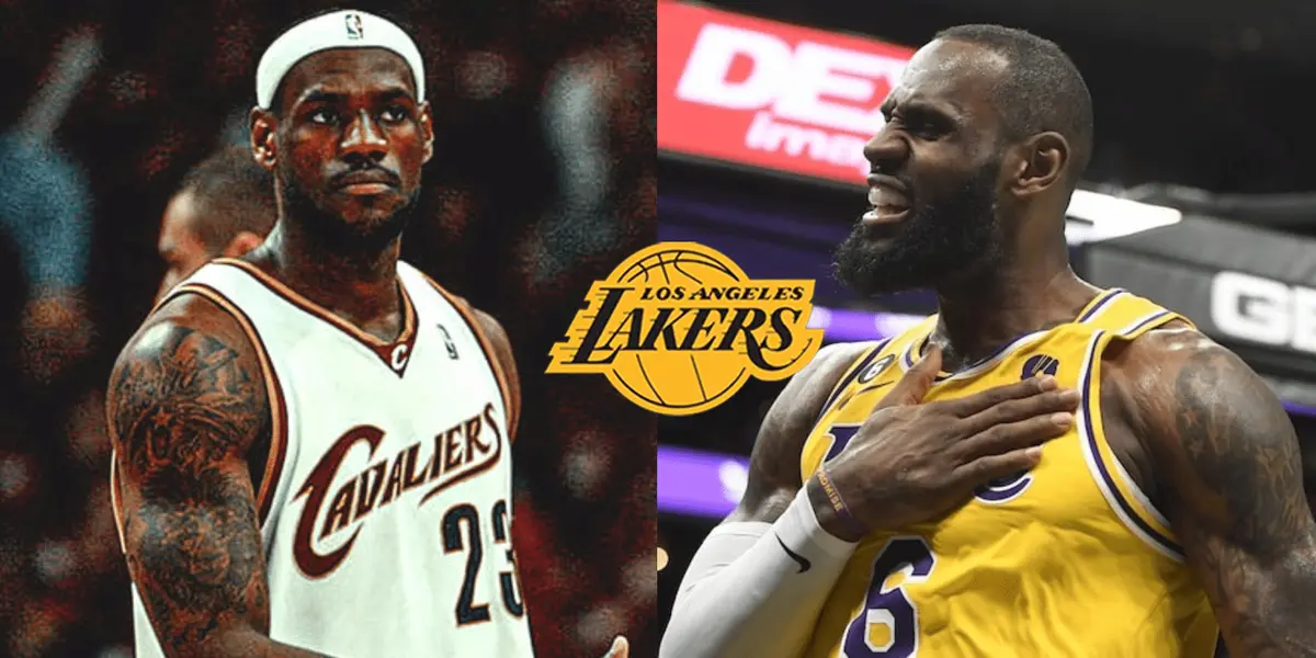 This is what the young and old versions of LeBron have in common